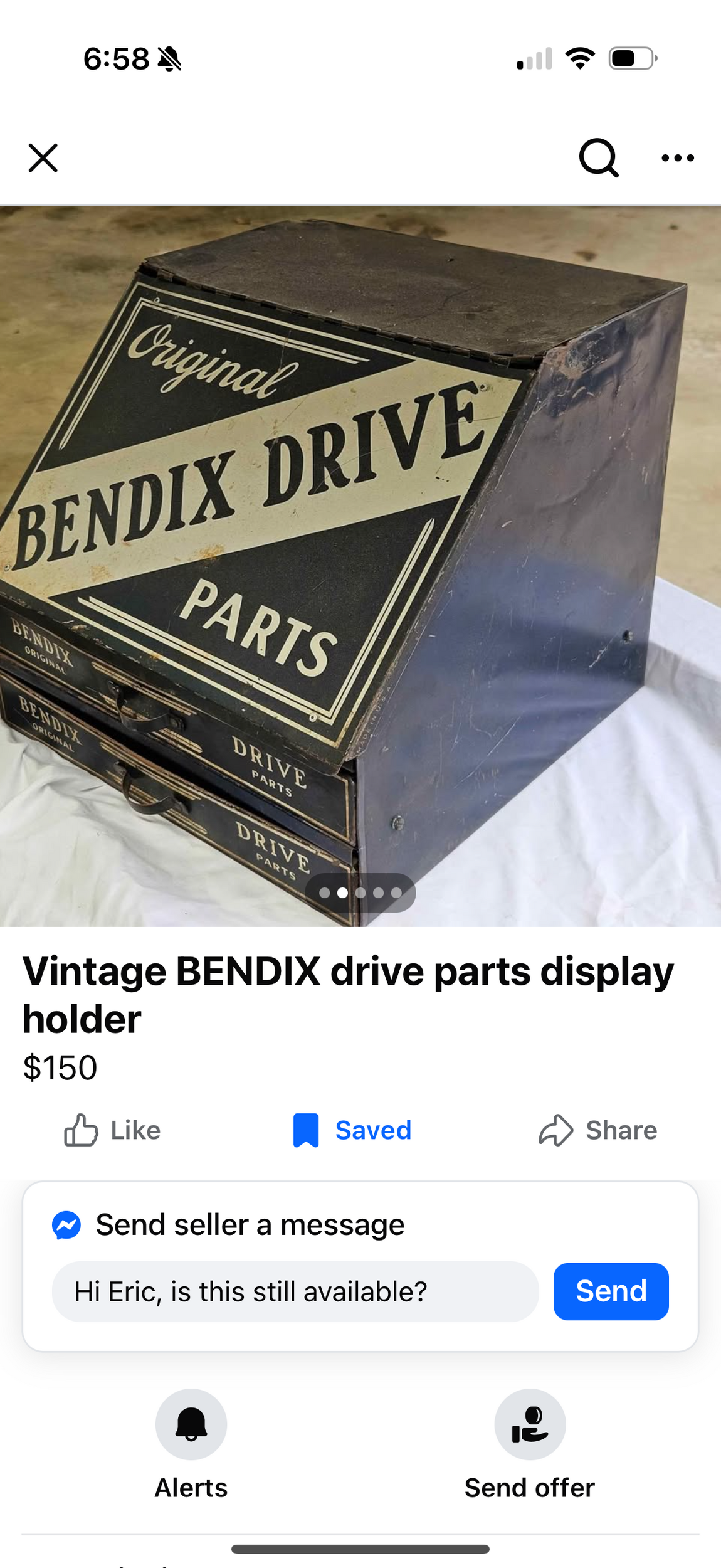 Fbm: nice Bendix Drive parts box $150 New Jersey | Stuff on eBay ...