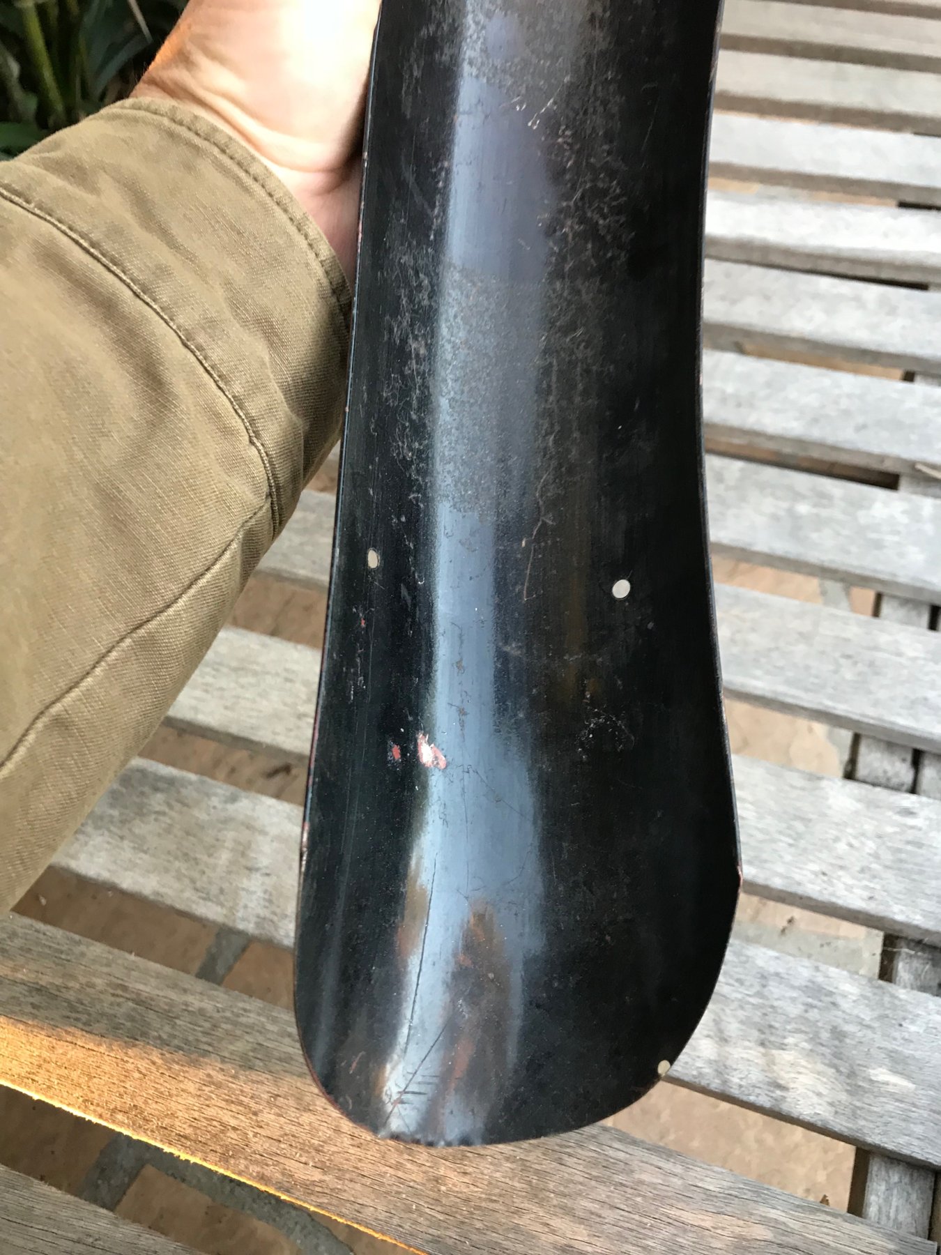 Sold - 26" Front Heavyweight Fender Black Straight Double Dimple ...