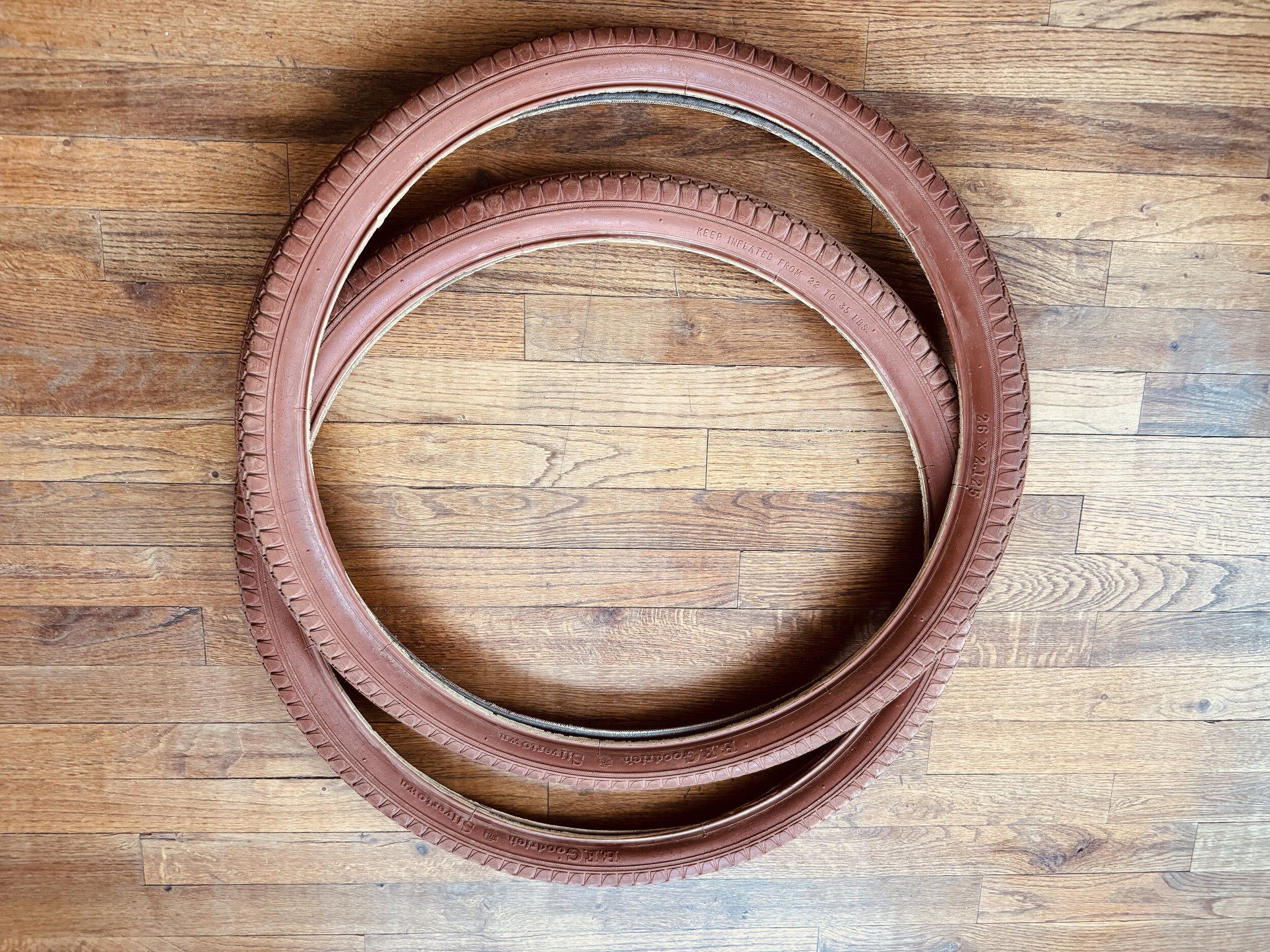 Withdrawn - 26" red BF Goodrich "Silvertown" tires (price reduced ...
