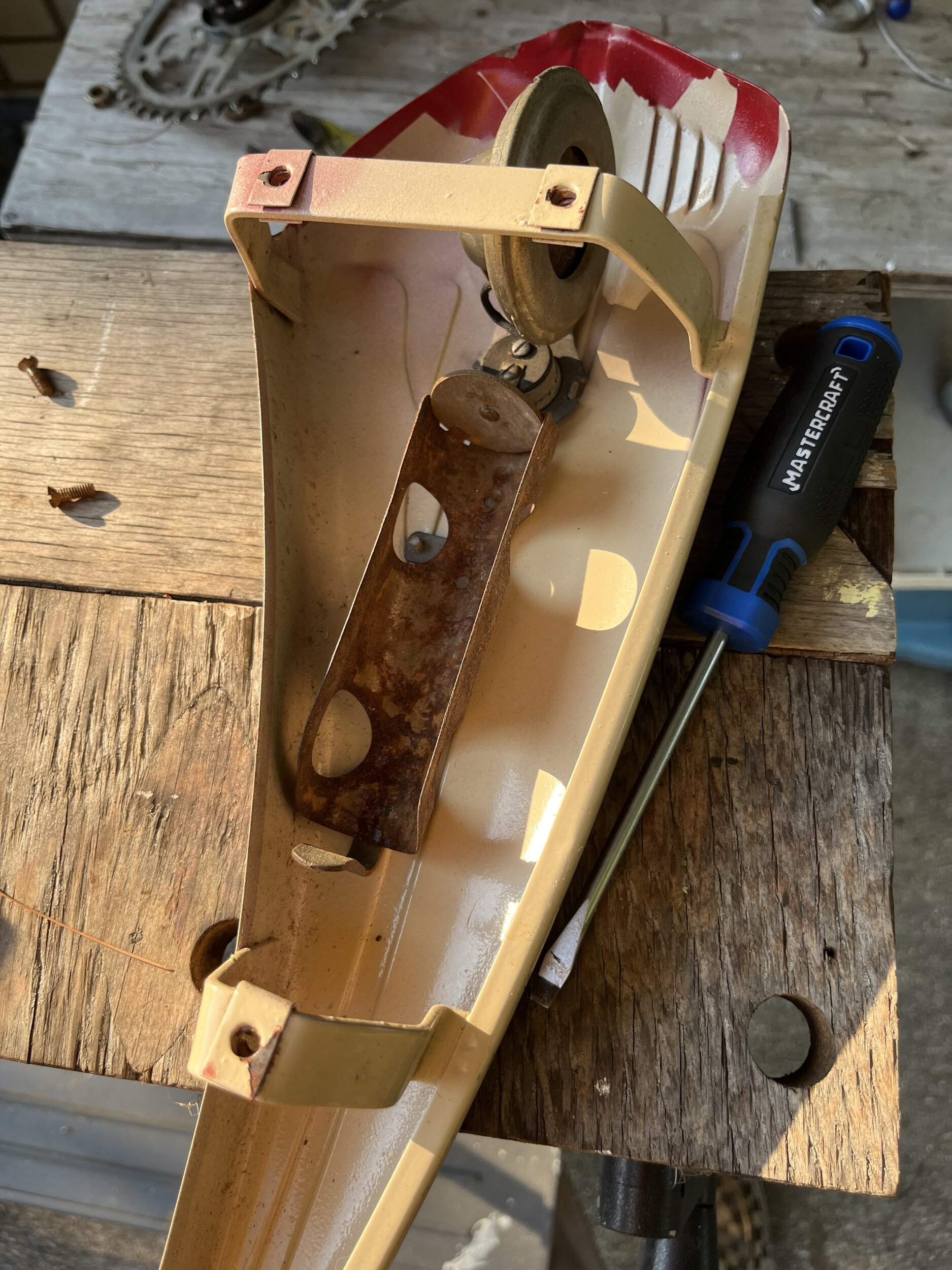 Sold - Painted B6 Schwinn tank. 46/47 | Archive (sold or withdrawn ...