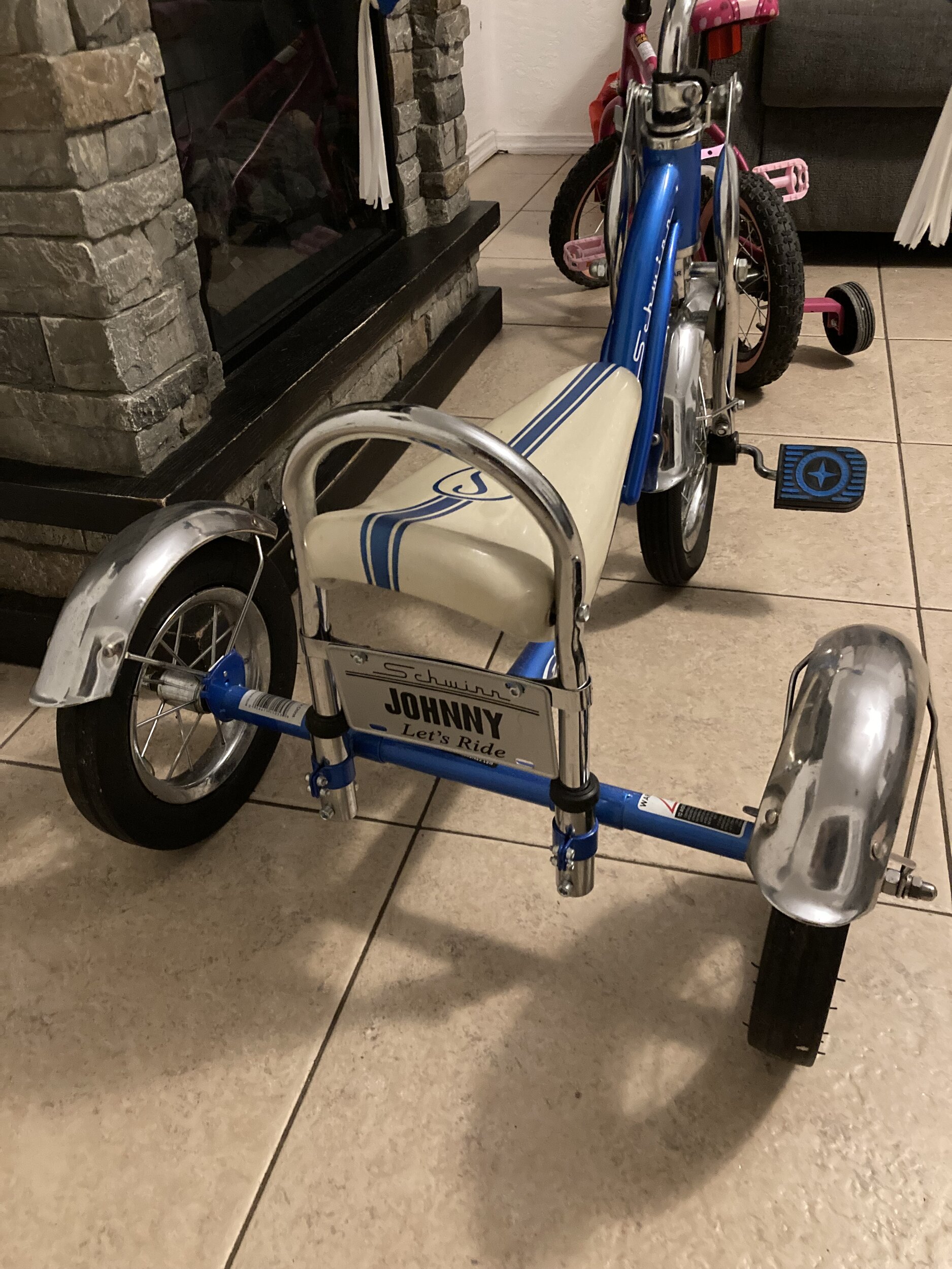 Schwinn Deluxe Lil-Stingray (Blue with springer fork) | Sell - Trade ...