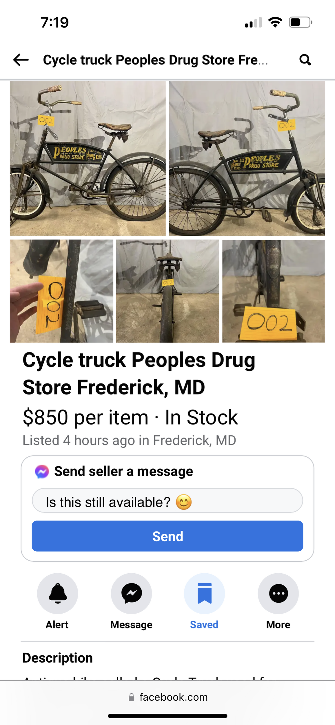 FBM: prewar schwinn cycle truck . $850 Frederick MD 4hrs ago | Stuff on ...