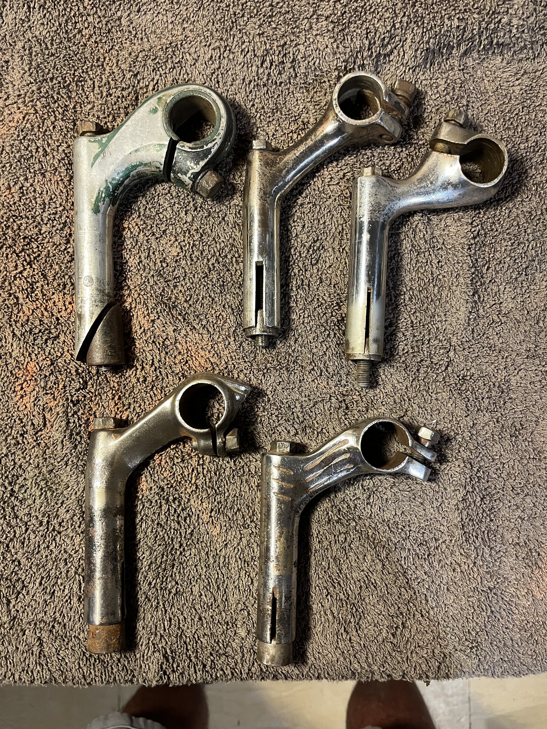 Assorted Prewar Stems/Goosenecks | Sell - Trade: Bicycle Parts ...