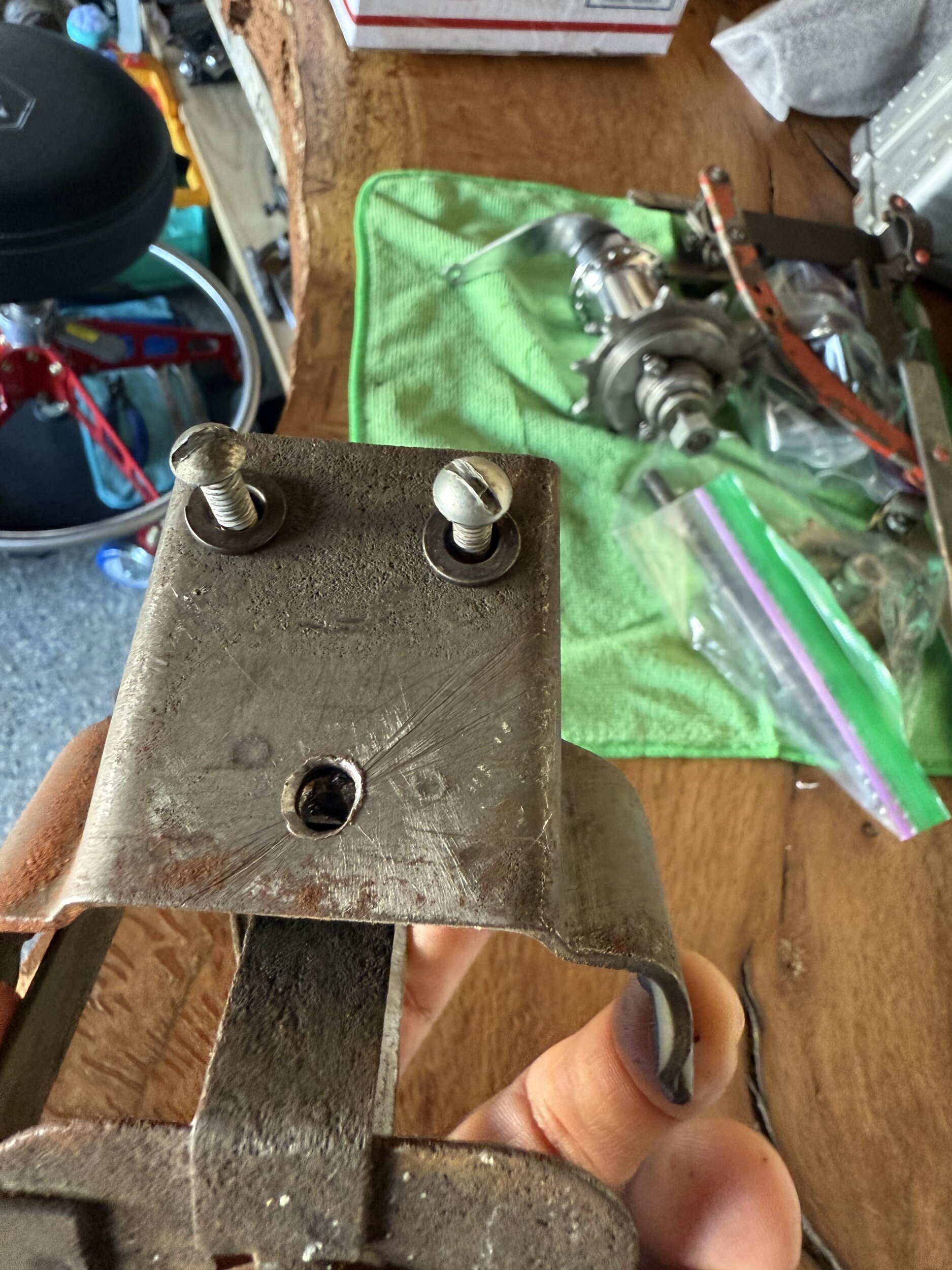 Sold - FS Elgin Twin Bar Battery Holder - Tray, pod bracket, horn unit ...