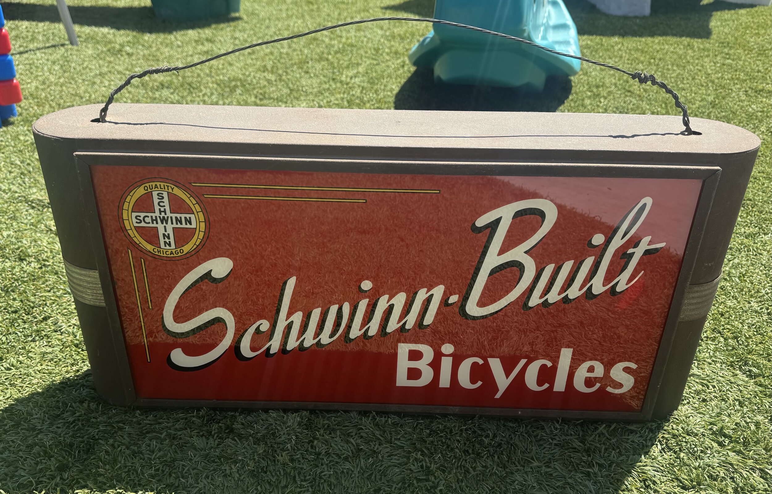 Withdrawn - *RARE* Schwinn Glass Sign 1940’s - 1950’s | Archive (sold ...