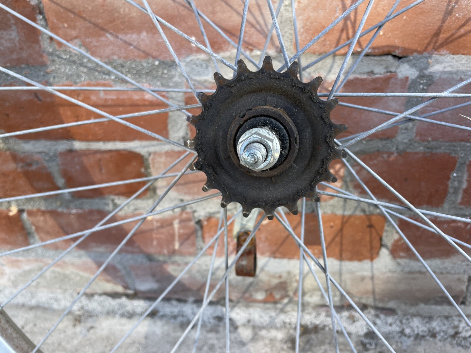 Sold - 26" 1980s drop center bike wheel set single speed coaster brake ...