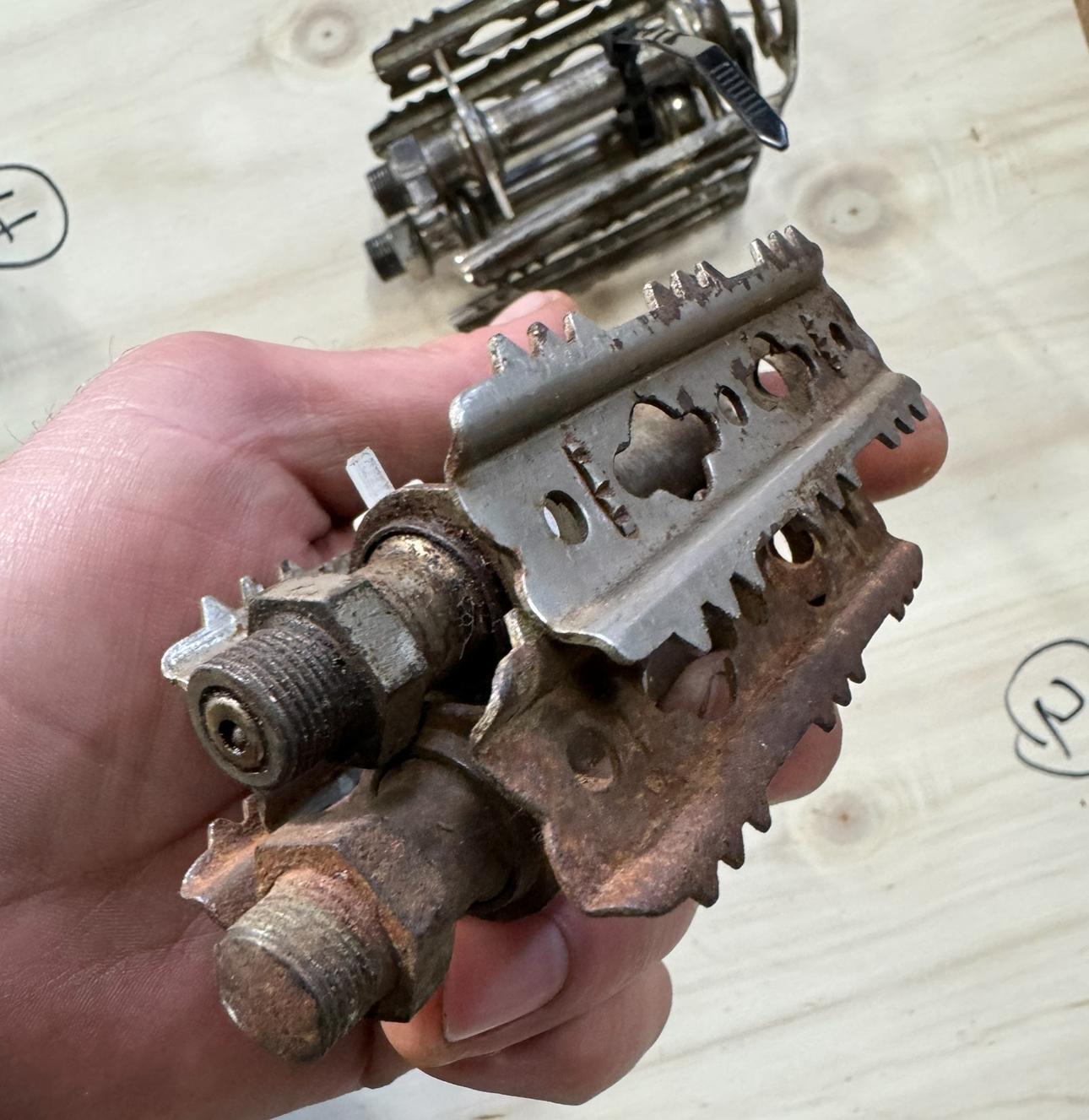 7 sets Toc rat trap pedals, crescent, others | Sell - Trade: Bicycle ...