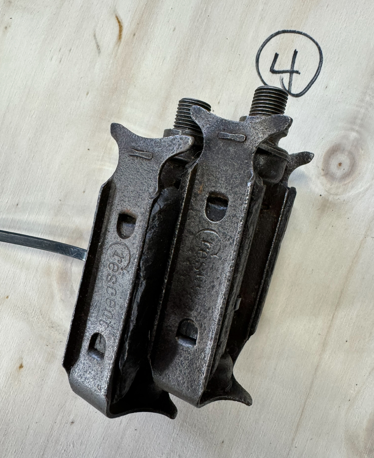 7 sets Toc rat trap pedals, crescent, others | Sell - Trade: Bicycle ...