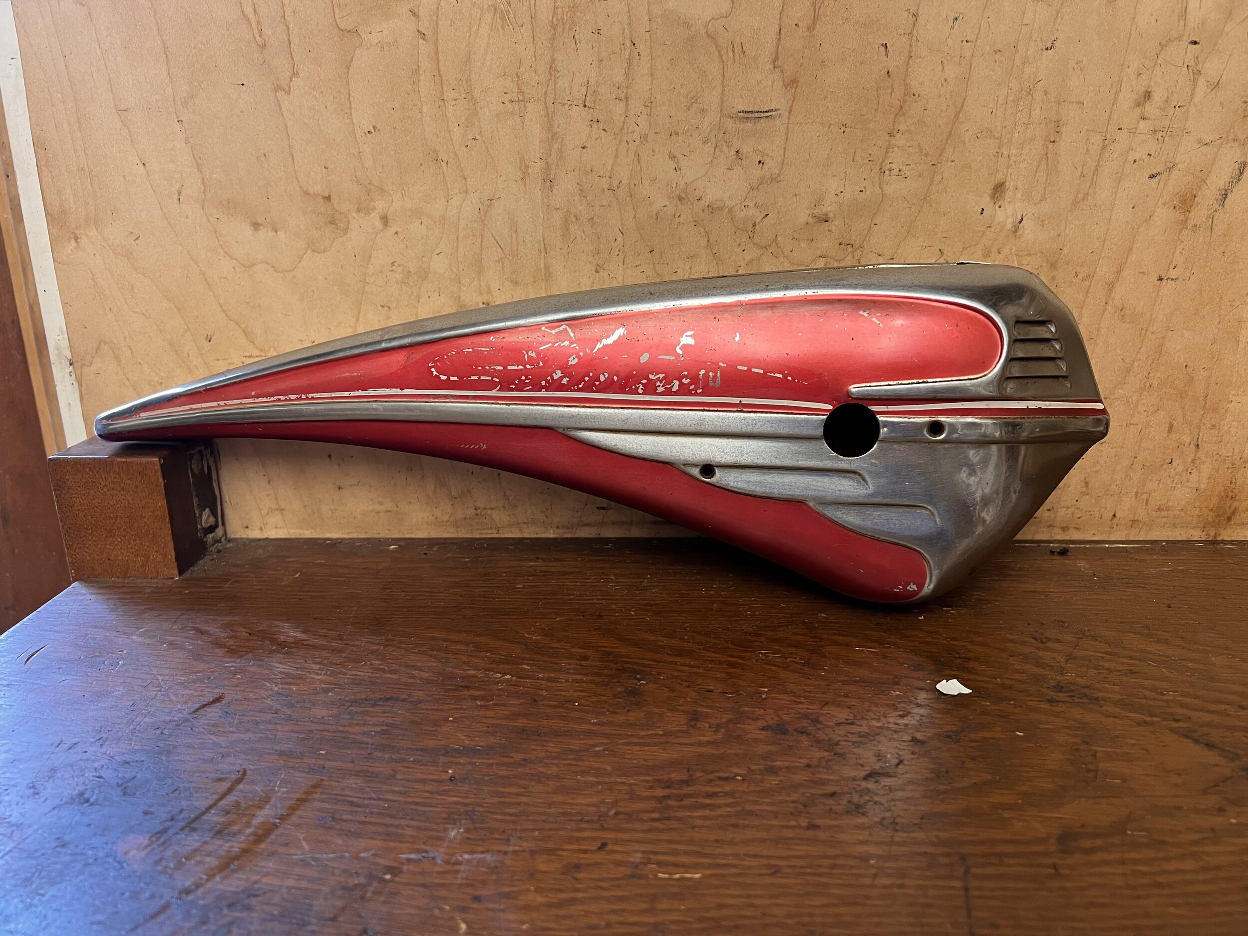 Sold - FS: Schwinn original paint red cantilever tank $225/shipped ...