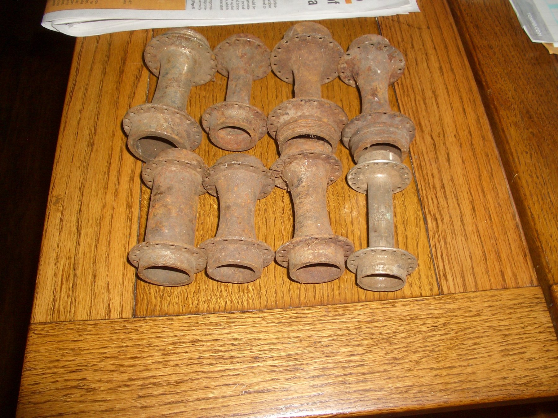 Lot Of Front And Rear Early Bicycle Hub Shells | Sell - Trade: Bicycle ...
