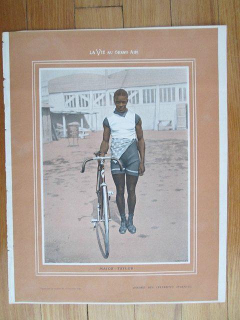 Rare 1903 Major Taylor poster/print/supplement | Sell - Trade: Bicycle ...