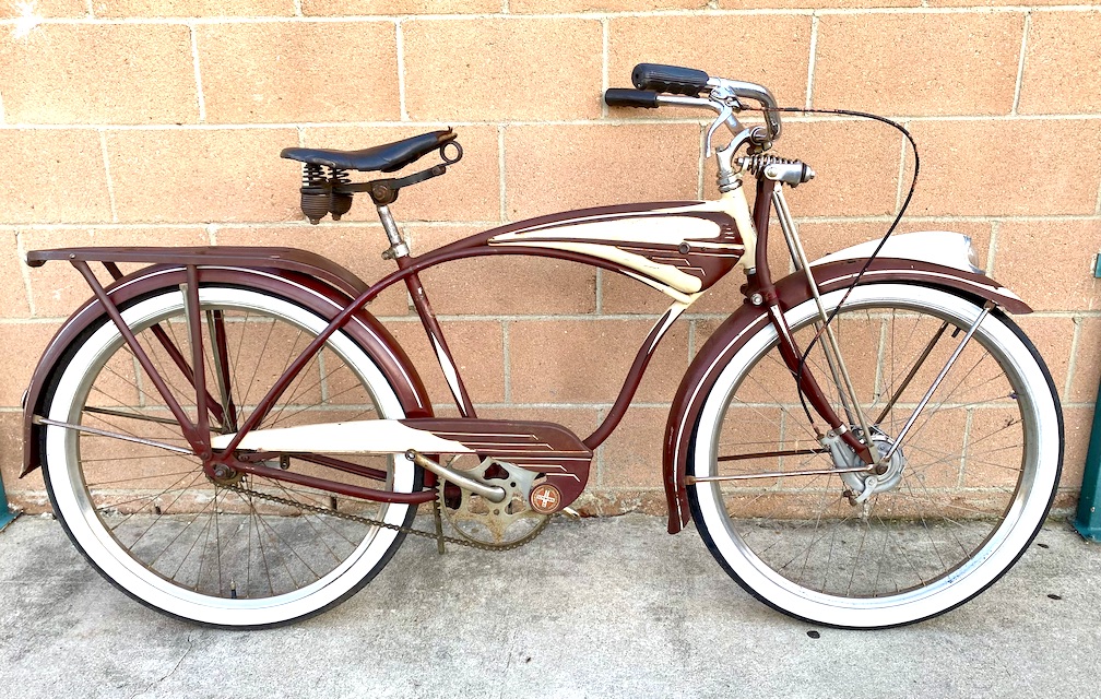 Withdrawn - Early Post war Schwinn B6 / Autocycle survivor bike ...