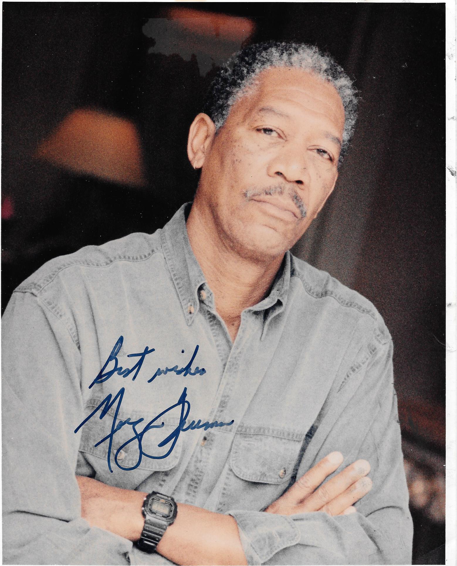 Autograph of Morgan Freeman- Shawshank Redemption | Sell - Trade ...