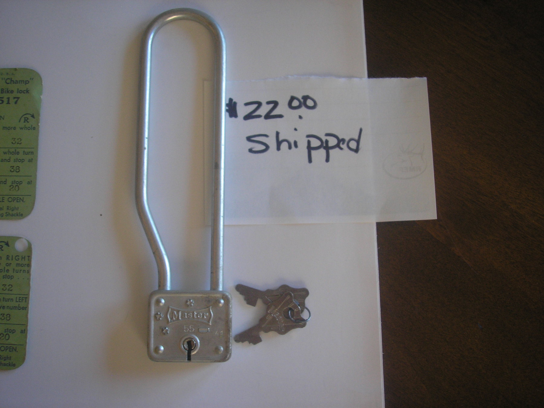 Vintage Master Bicycle Locks | Sell - Trade: Bicycle Parts, Accessories ...