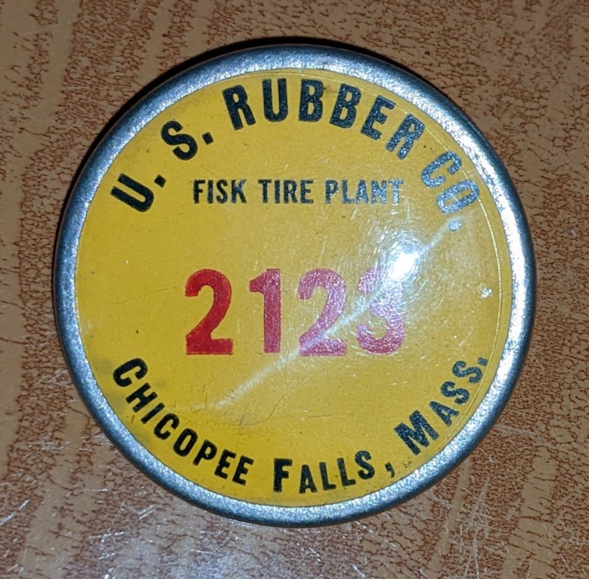 US Rubber / Fisk Tire Employee Badge | Archive (sold or withdrawn ...