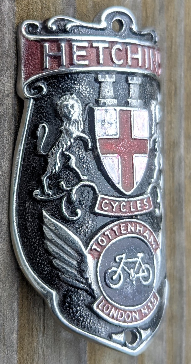 Hetchins Head Badge NOS | Deal Or No Deal | The Classic and Antique ...