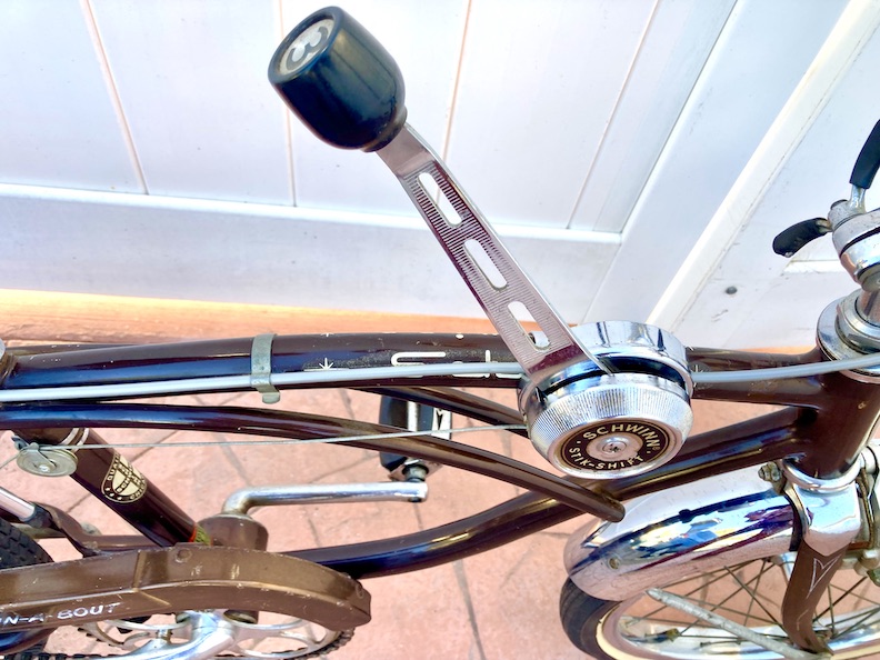 1968 Stick shift Schwinn Run About bike 100% original incl WW tires ...