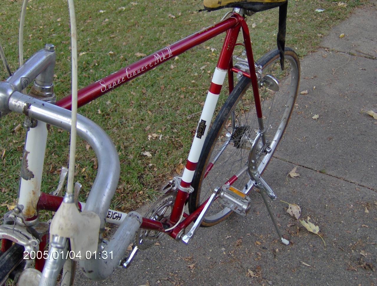 F=S= raleigh super course mk II | Sell - Trade: Bicycle Parts ...