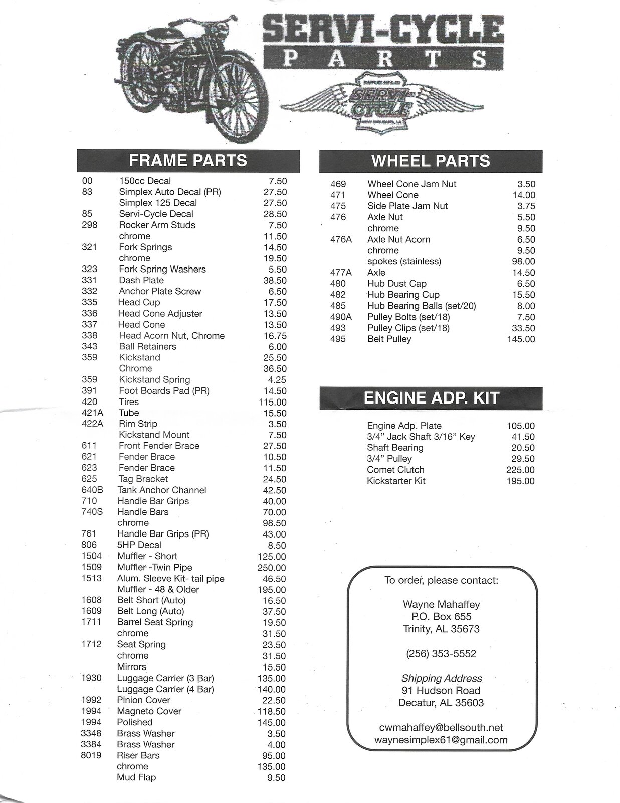 Simplex Servi Cycles. Made in New Orleans | Antique Motorcycles | Page ...