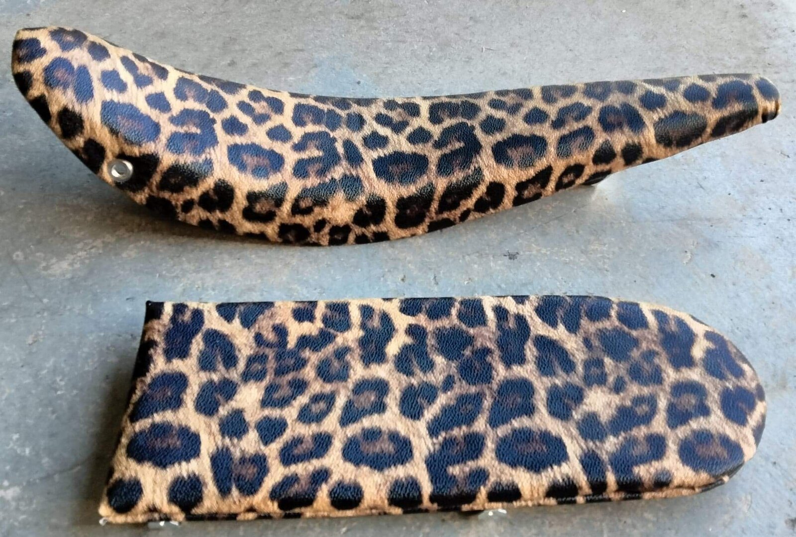 Sold - Long leopard banana seat with backrest | Archive (sold or ...