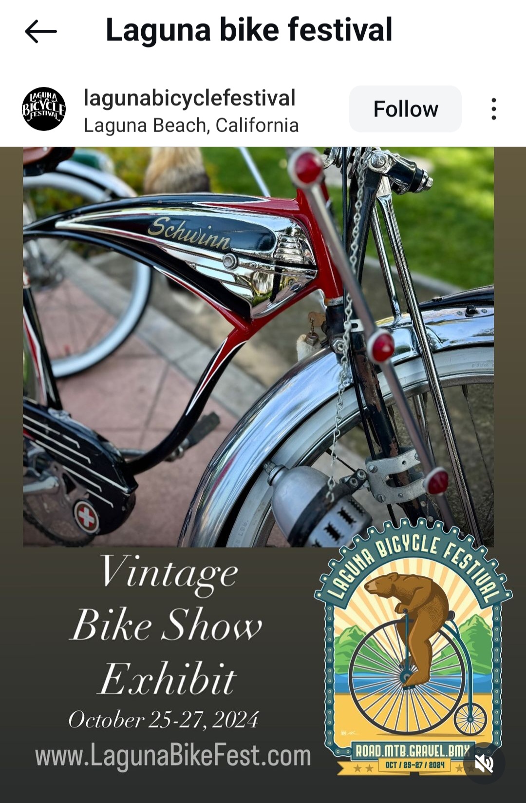 1st Annual Laguna Bicycle Festival - POSTPONED TO FEB 1ST & 2ND, 2025 ...
