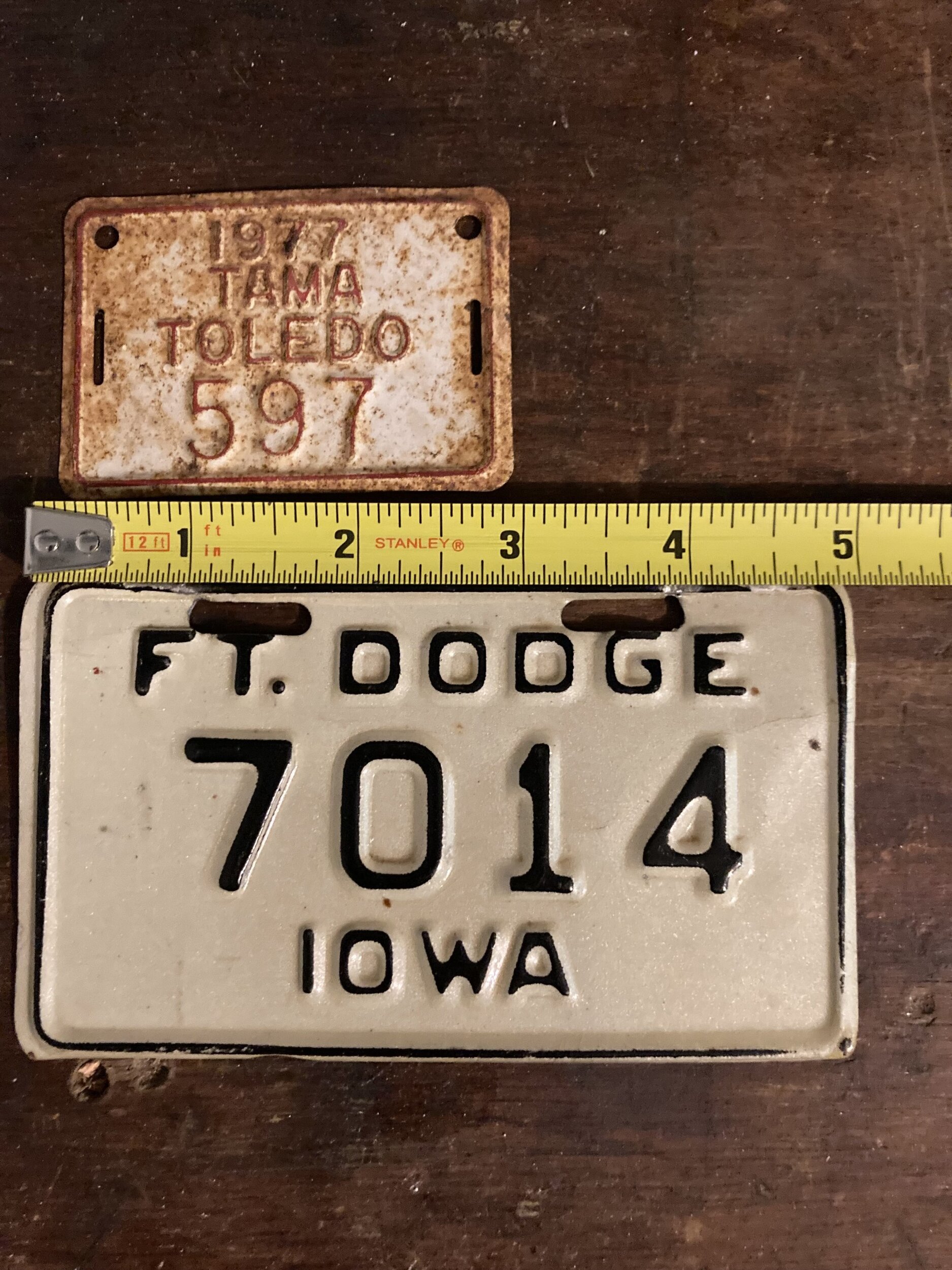 Custom Bicycle License Plates | Services | The Classic and Antique ...