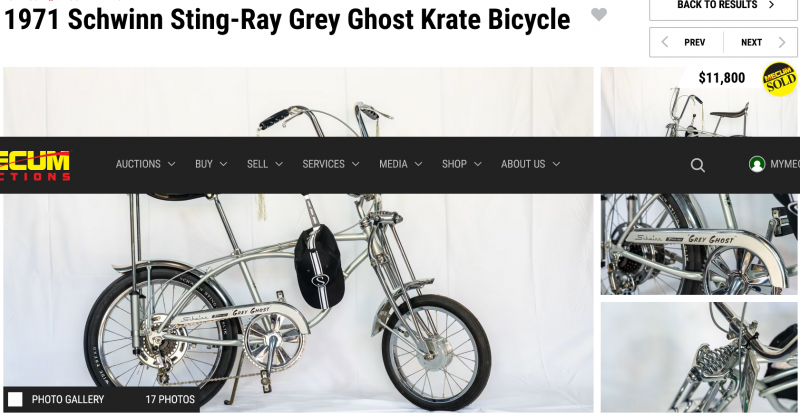 Grey ghost | Schwinn Stingrays and Other Muscle Bikes | The Classic and ...