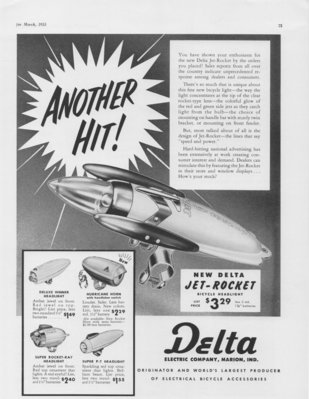 Delta Jet-Rocket | Sell - Trade: Bicycle Parts, Accessories, Ephemera ...
