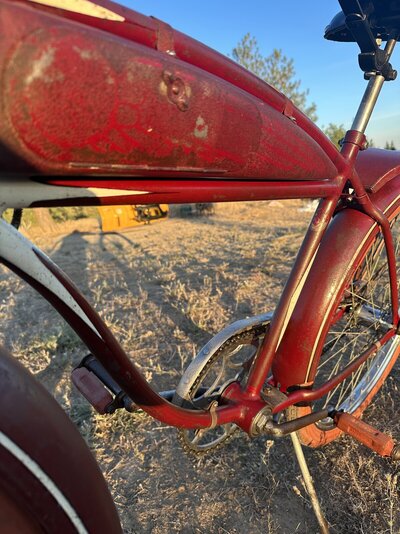 Sold - 1938 Schwinn Cycleplane w/Milsco Pogo | Archive (sold or ...