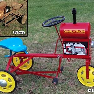 Cyclops Midget pedal tractor | The Classic and Antique Bicycle Exchange