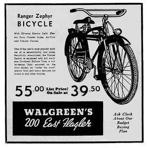 Walgreen's Ranger Zephyr The Miami Herald Oct 29 1937.JPG | The Classic ...
