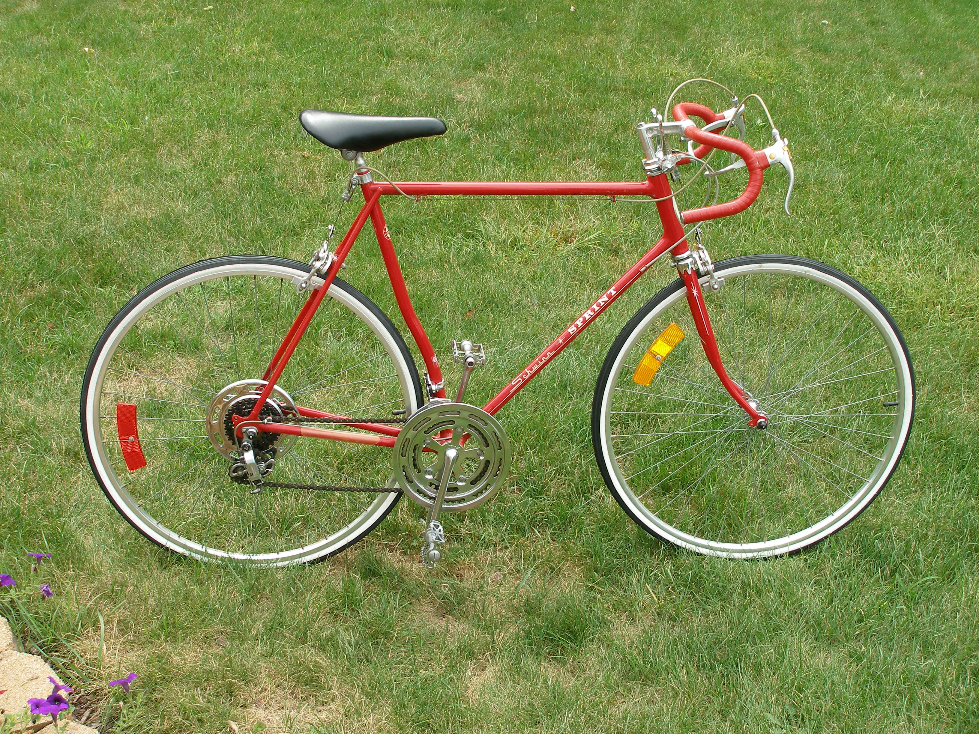 1974 Schwinn Opaque Red Sprint | The Classic and Antique Bicycle Exchange