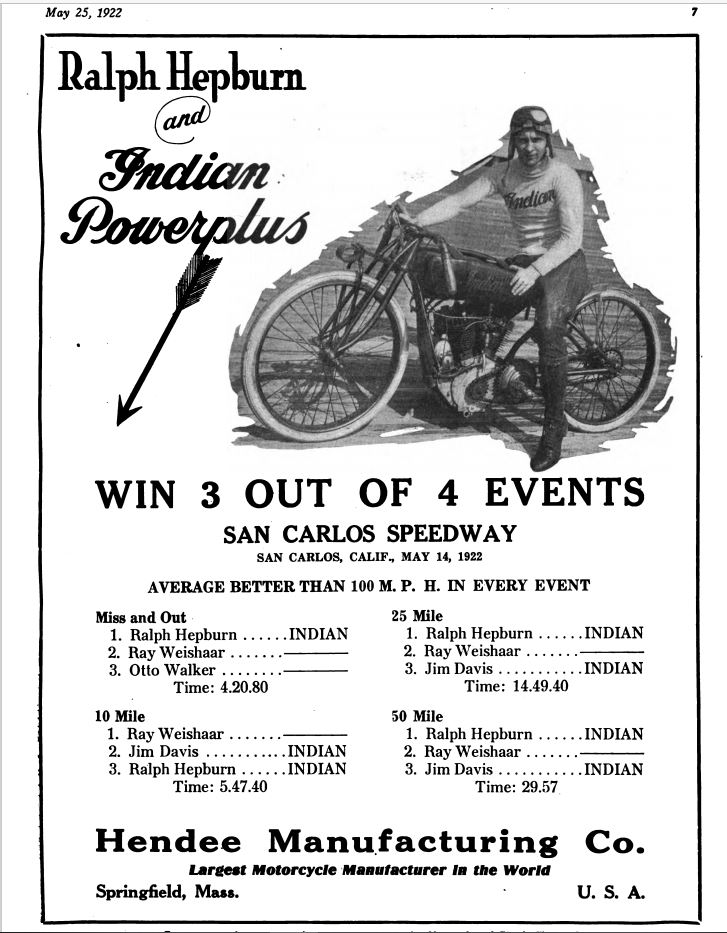 Indian May 25th 1922 Motorcycle and Bicycle Illustrated.JPG | The ...